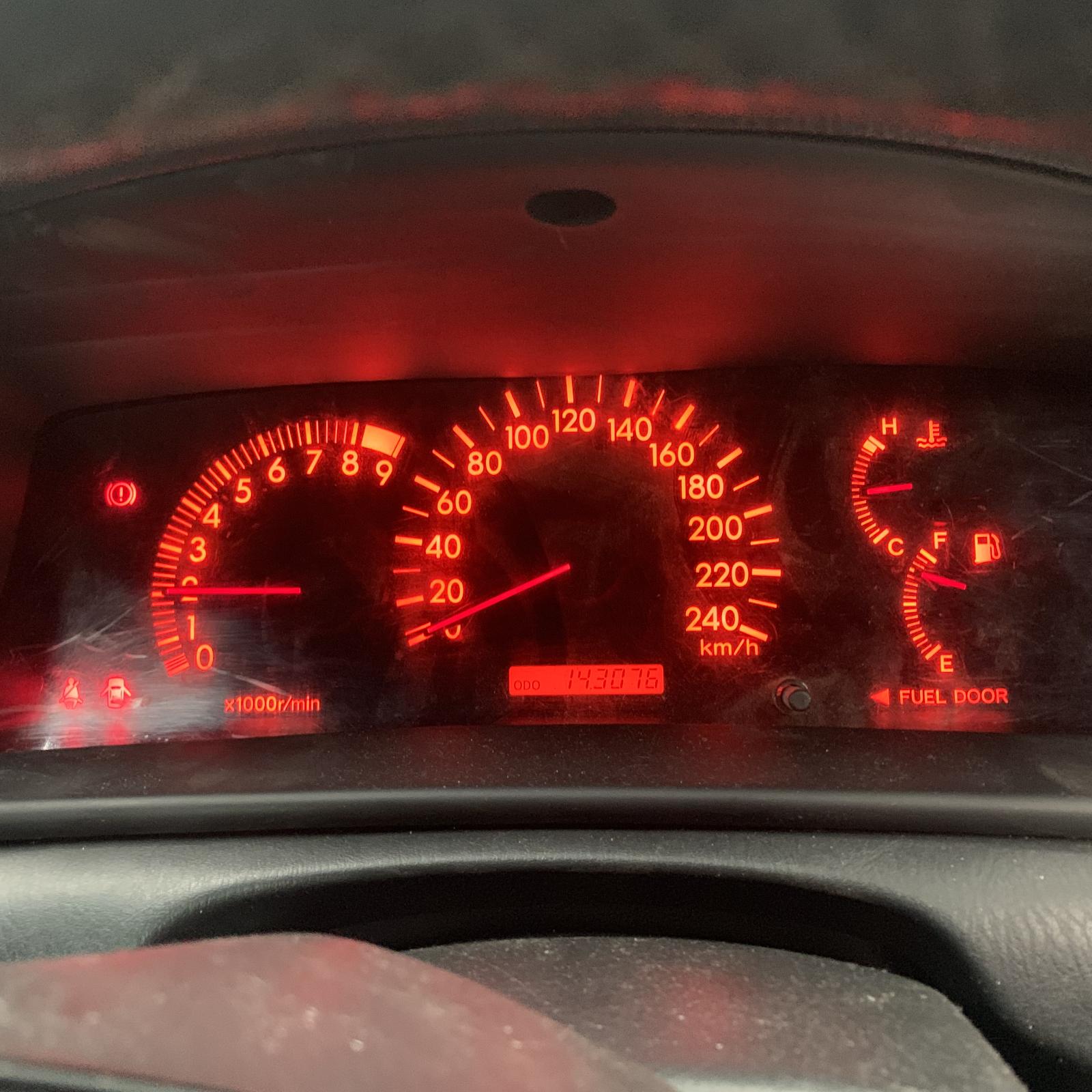Instrument Cluster Corolla Toyota