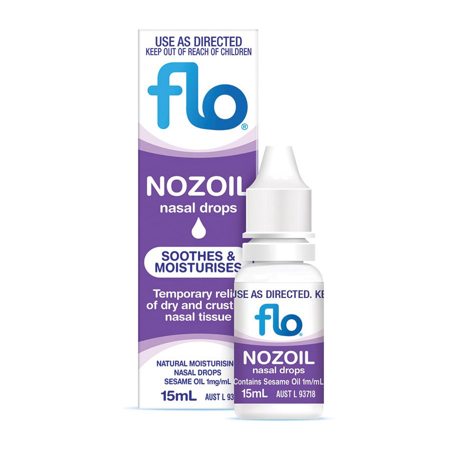 Flo Nozoil Nasal Drops 15ml - Adore Pharmacy