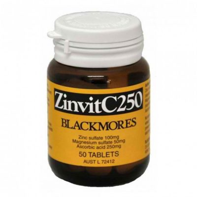 BLACKMORES ZinvitC250 50 tabs - Adore Pharmacy