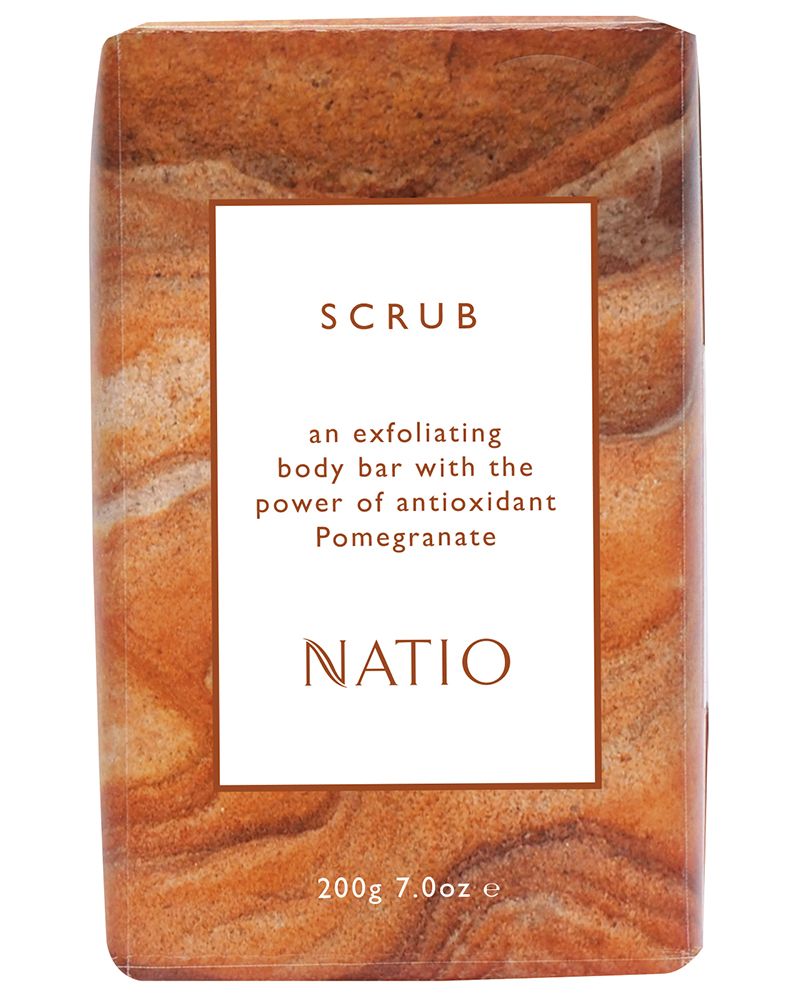 NATIO Scrub Exfoliating Bar - Adore Pharmacy