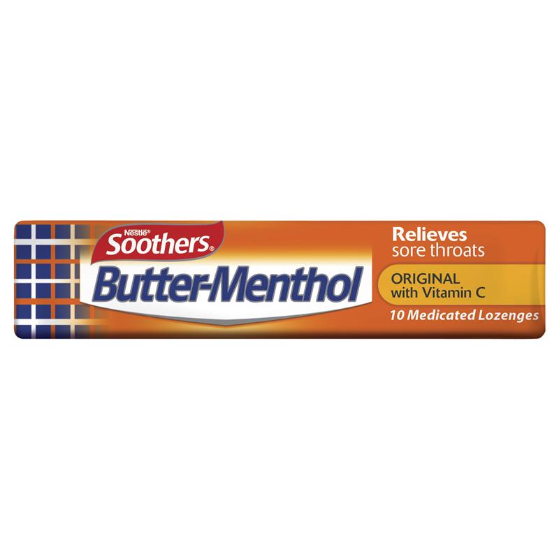 SOOTHERS BUTTER-MENTHOL THROAT RELIEVER - Adore Pharmacy