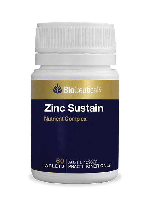 Bioceuticals Zinc Sustain 60 Tablets - Adore Pharmacy