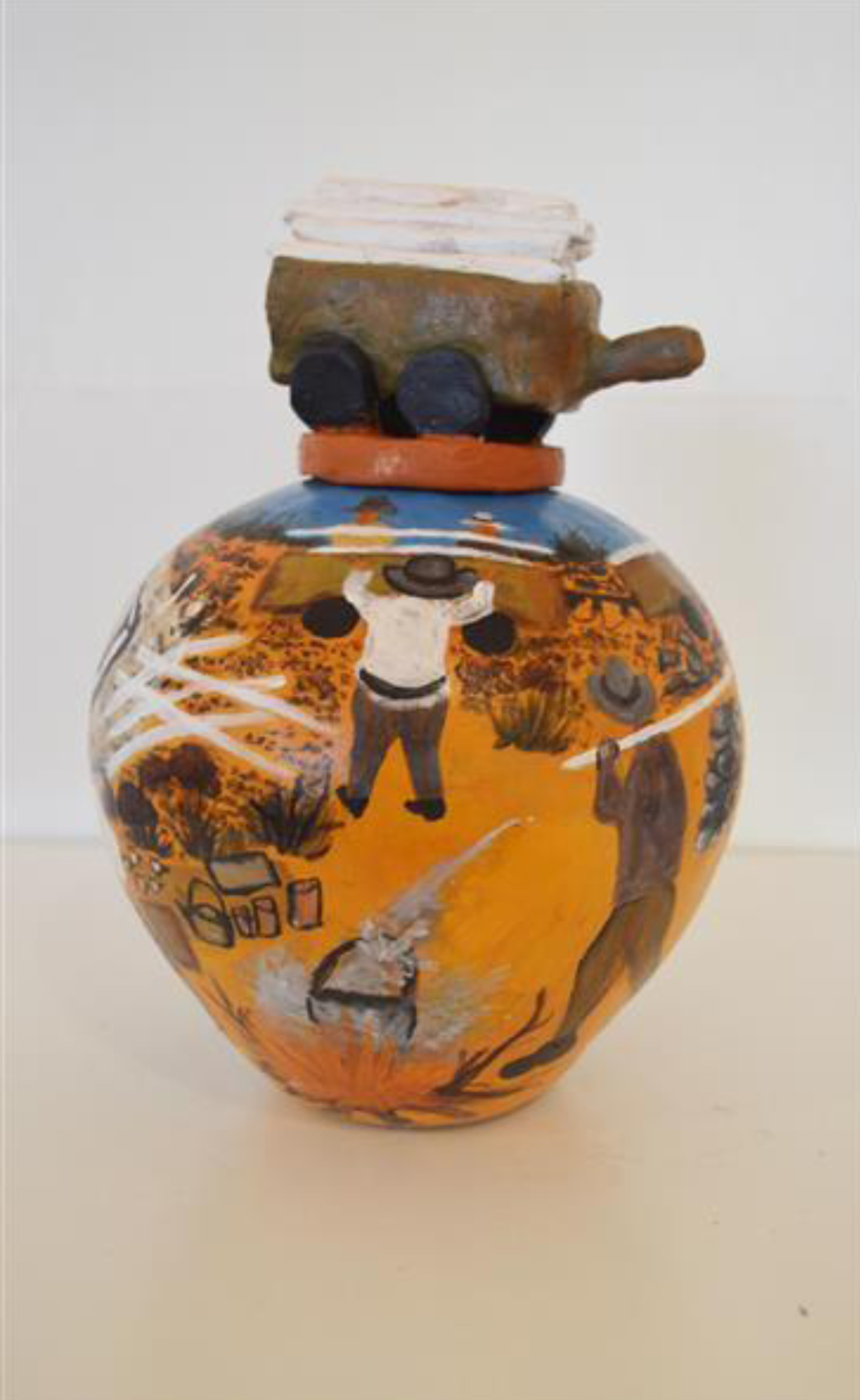 Work on the Koprilya pipeline - Judith Pungarta Inkamala | Alcaston Gallery