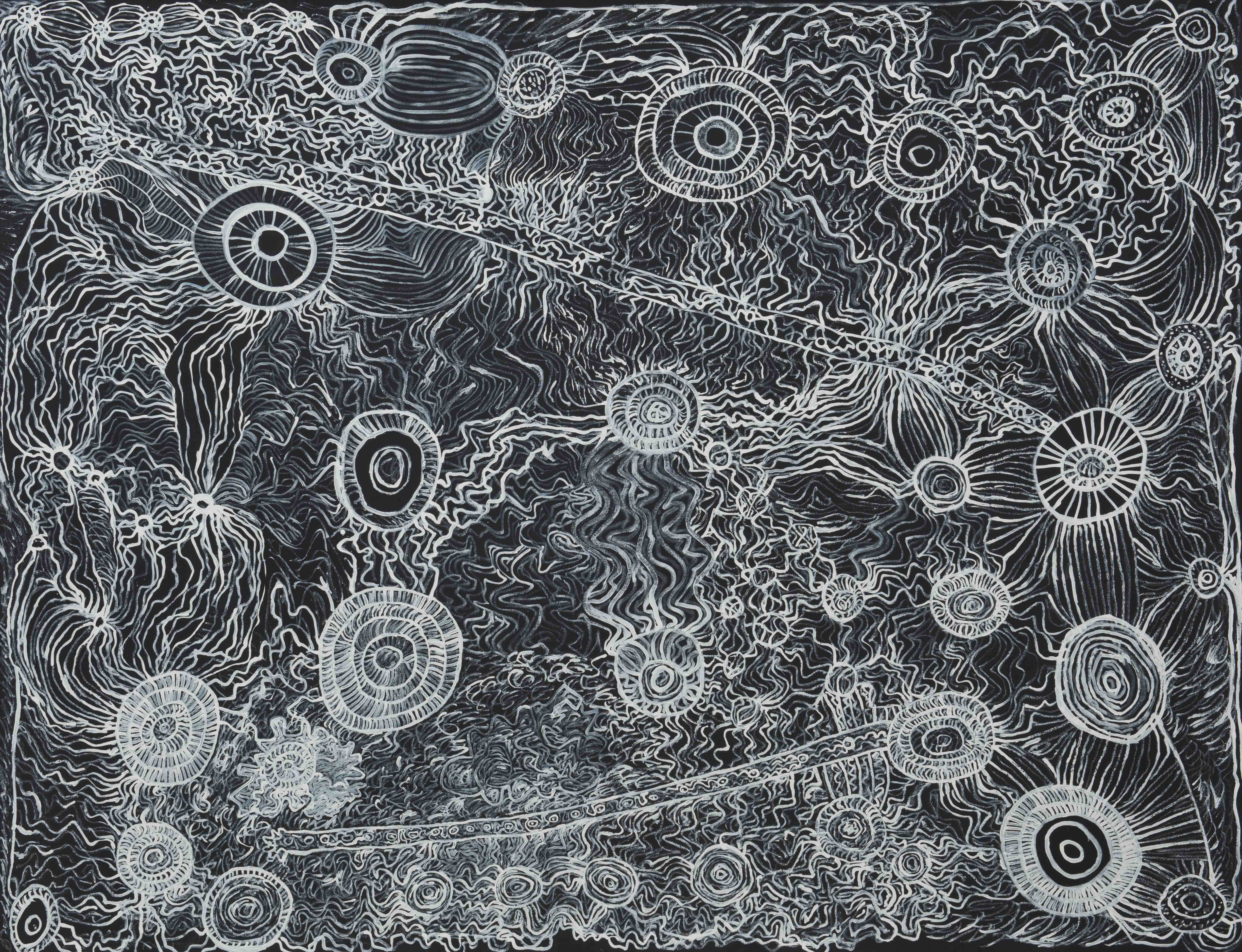 Ngangkari Ngura (Healing Country) - Betty Muffler | Alcaston Gallery