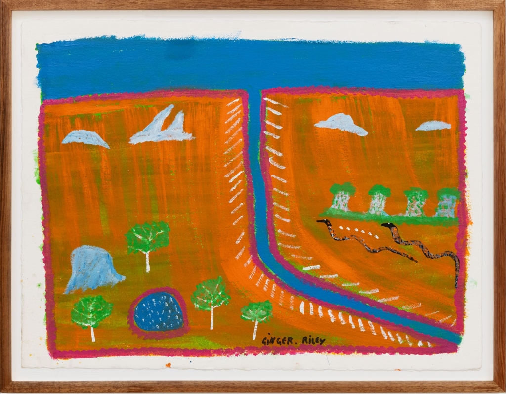 Limmen Bight River Country - Ginger Riley Munduwalawala (c.1936-2002 ...