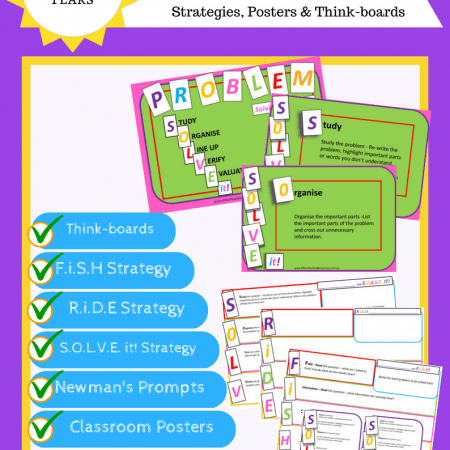 FREE Think board maths template blank template