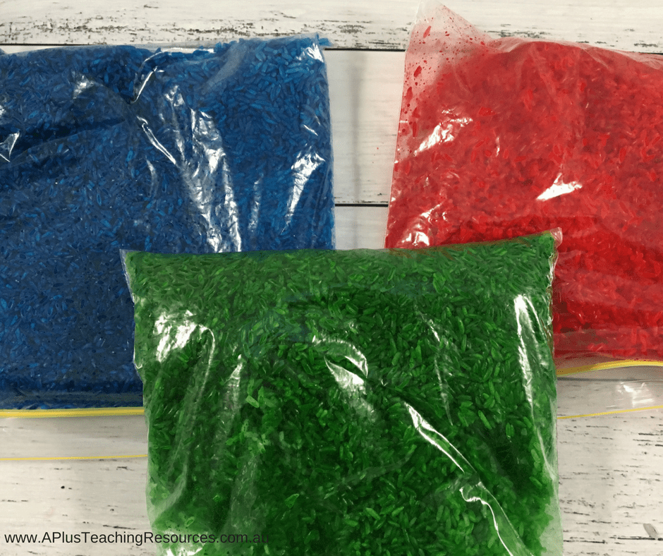 How To Make Quick Coloured Rice For Rainbow Sensory Bins