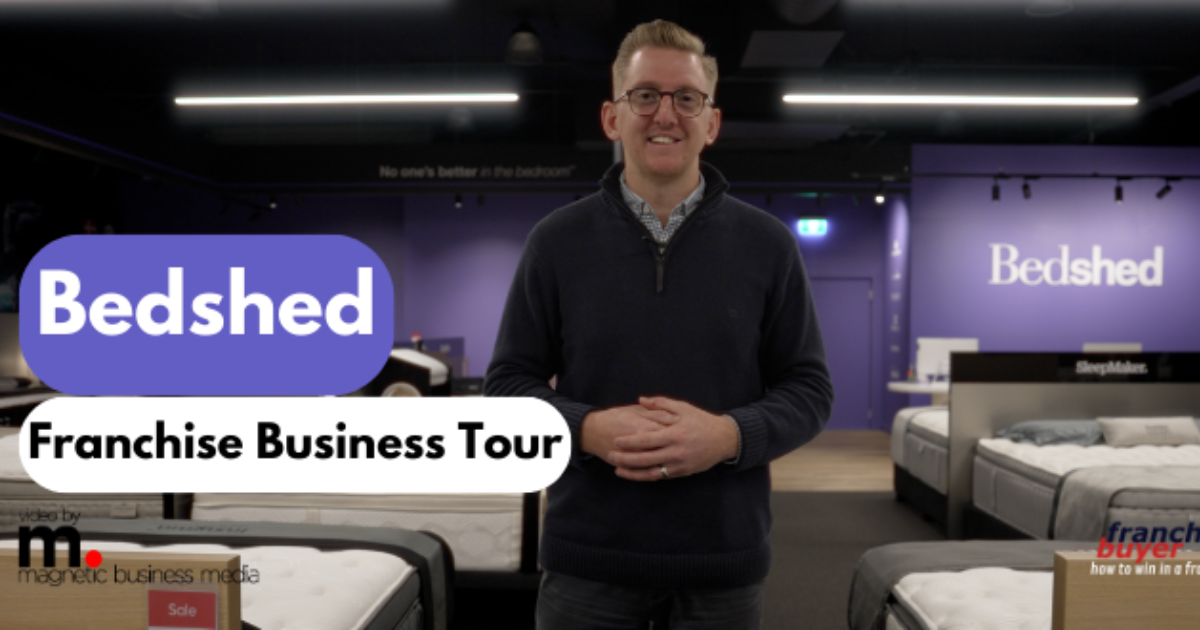 Bedshed franchise business store tour