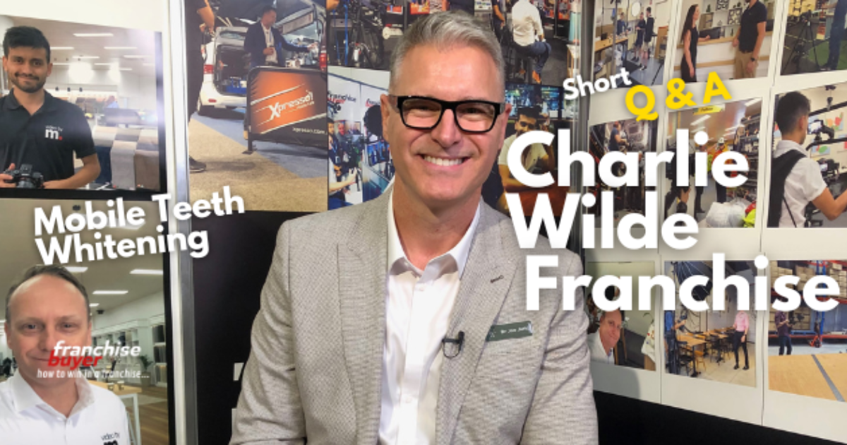 Charlie Wilde teeth whitening franchise Q & A with Dr Joe Jurich