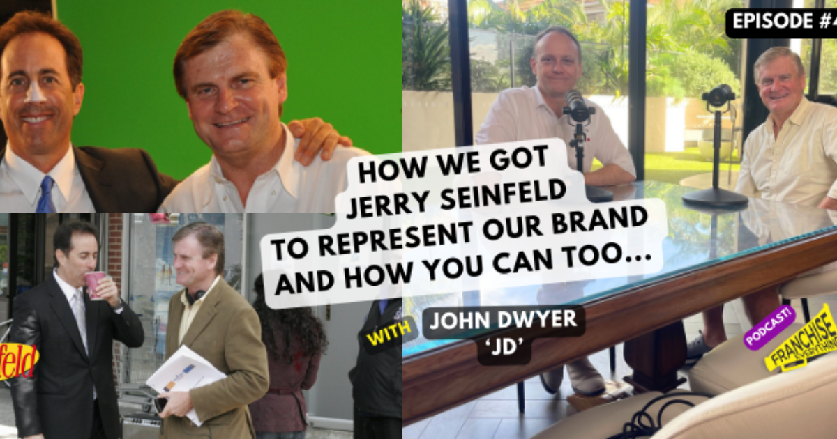 Ep43 How we got Jerry Seinfeld to represent our brand and how you can ...