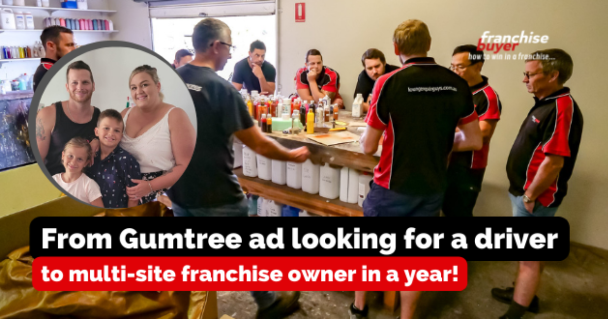 From a Gumtree ad looking for a driver, to multi-site franchise owner ...