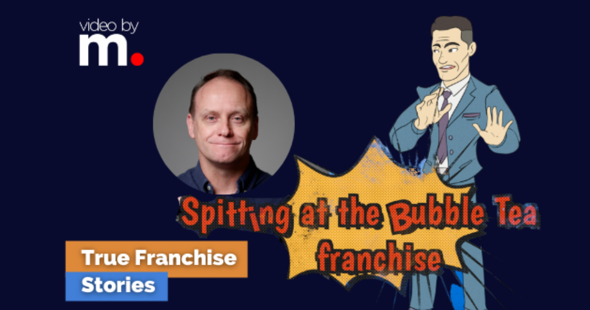 Spitting at the bubble tea franchise