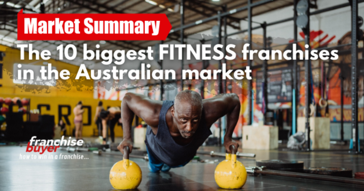 The 10 biggest fitness franchises in the Australian market