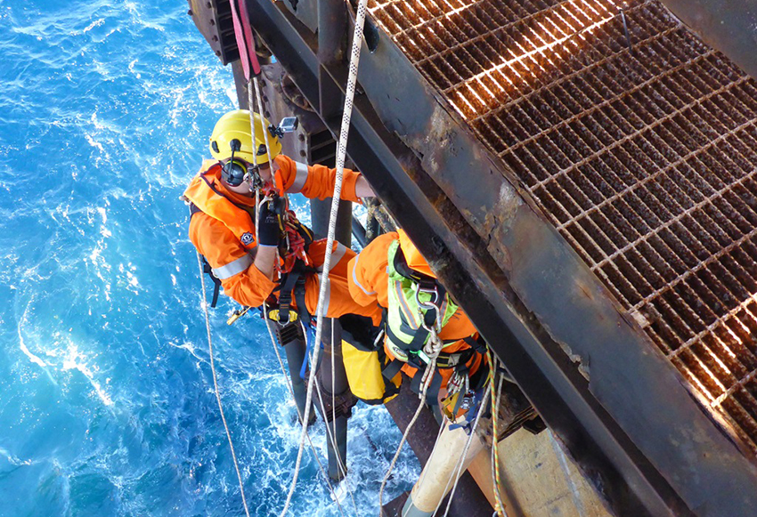 Neptune VOGA Wandoo B Platform Raiser Inspection - Duratec Australia