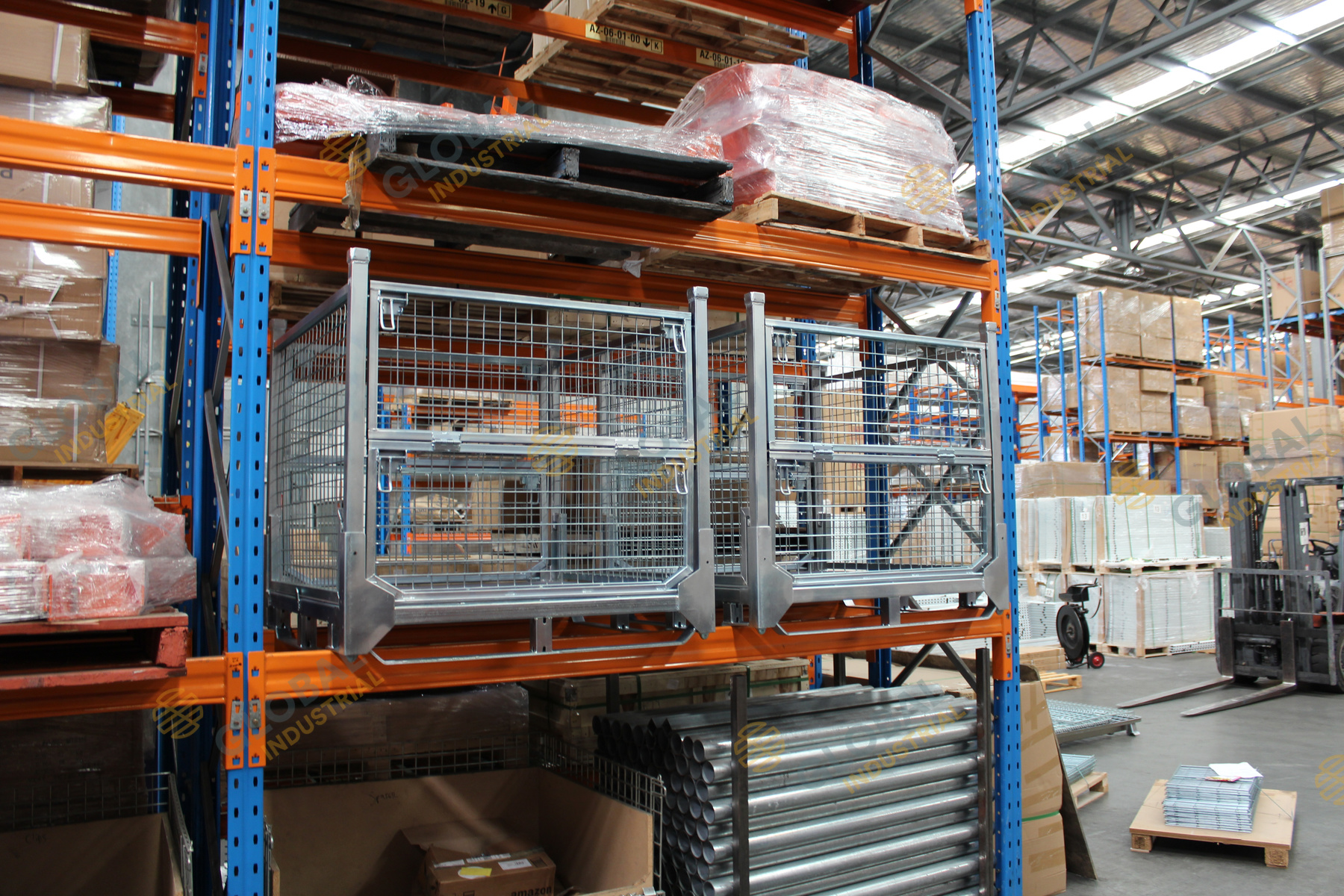 Stillage Mesh Cage - Storage Cage | Global Industrial