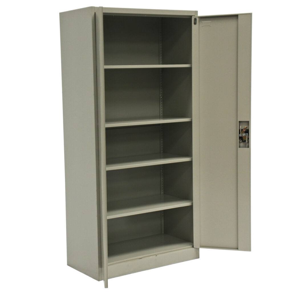 Mesh 2 Door Cabinet: Convenient Lockable Storage Solution