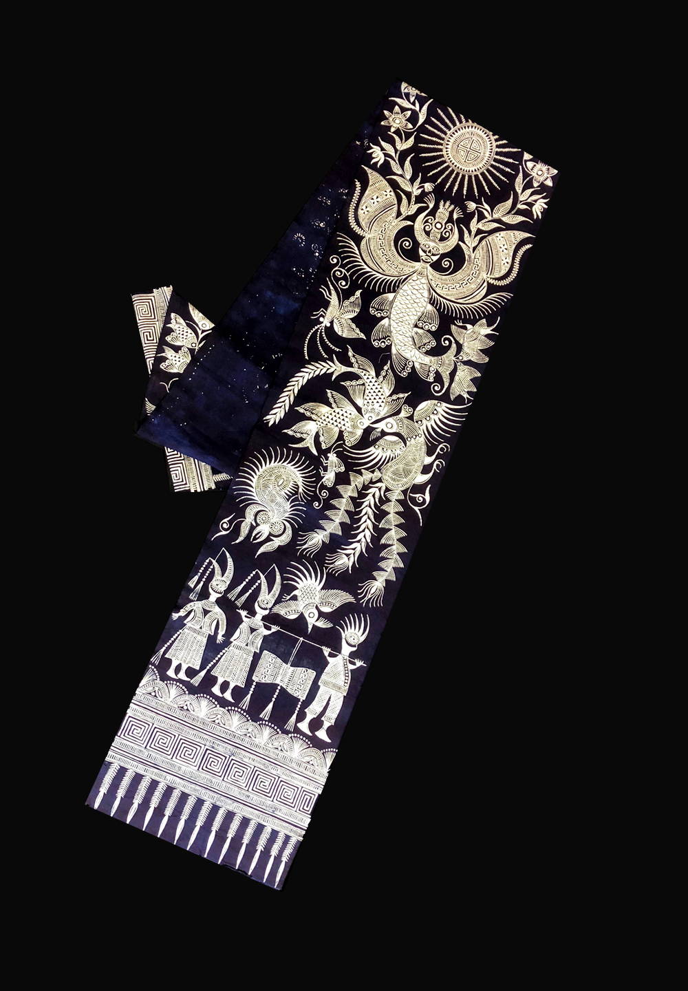 Miao Indigo Dyed Handloom Batik ~ Butterfly Myth I | One Tribe