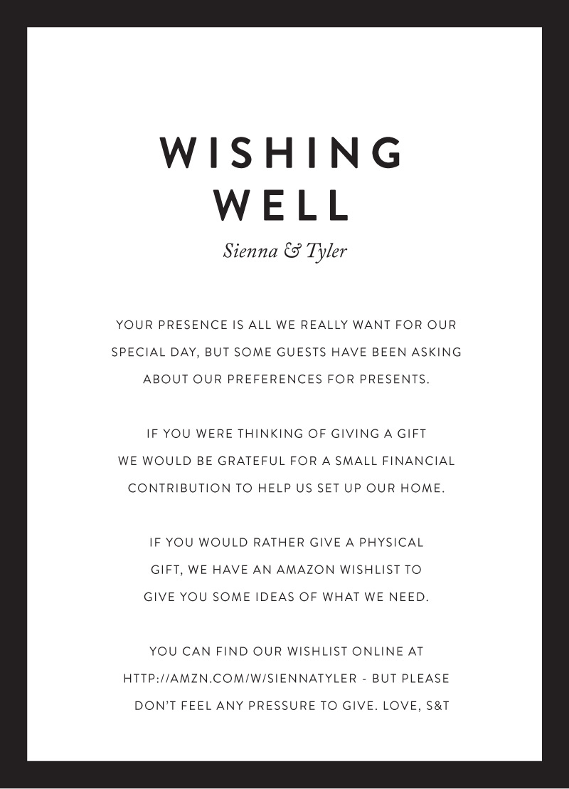 Customise Minimal Wishing Well by Paperlust