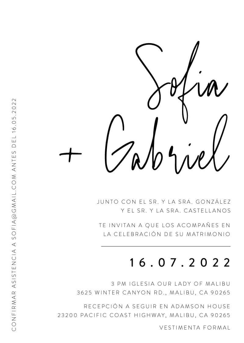 Spanish wedding invitations 60 photos - Vianawedding.com