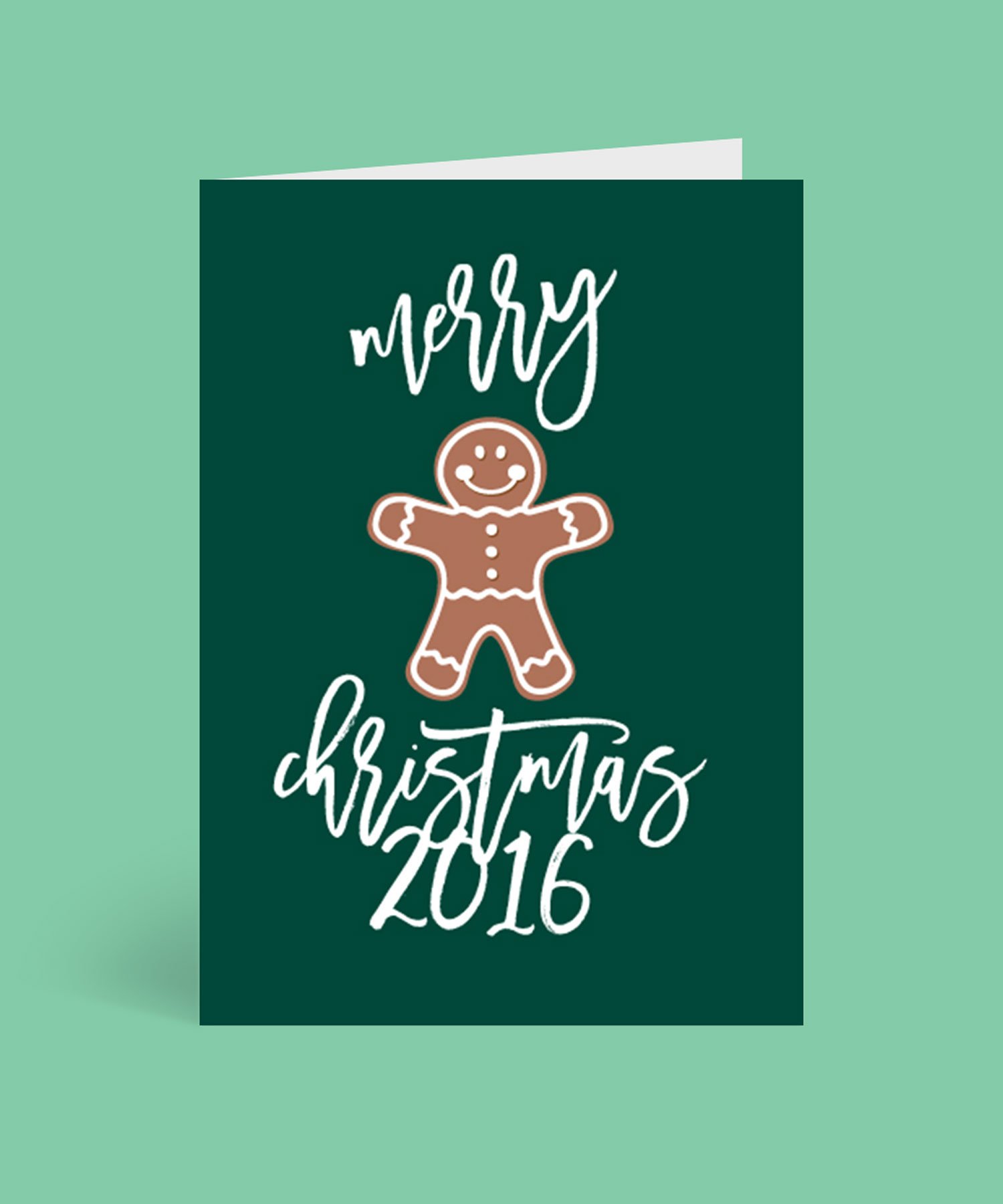 Customise Gingerbread Cookies Type 1 Christmas Cards by Paperlust