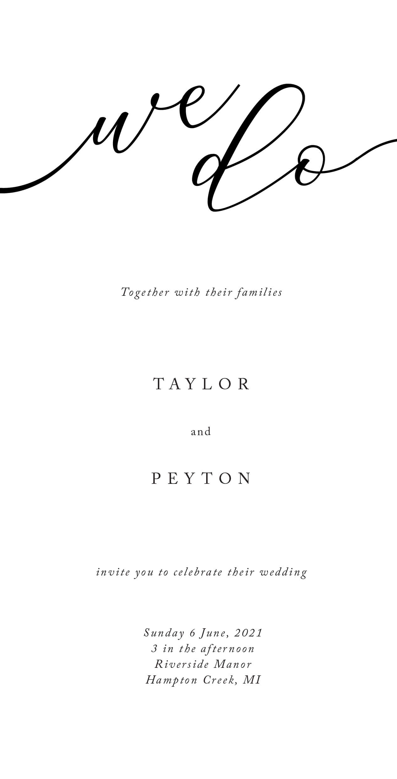 Customise Forever Promise Wedding Invitations by Paperlust