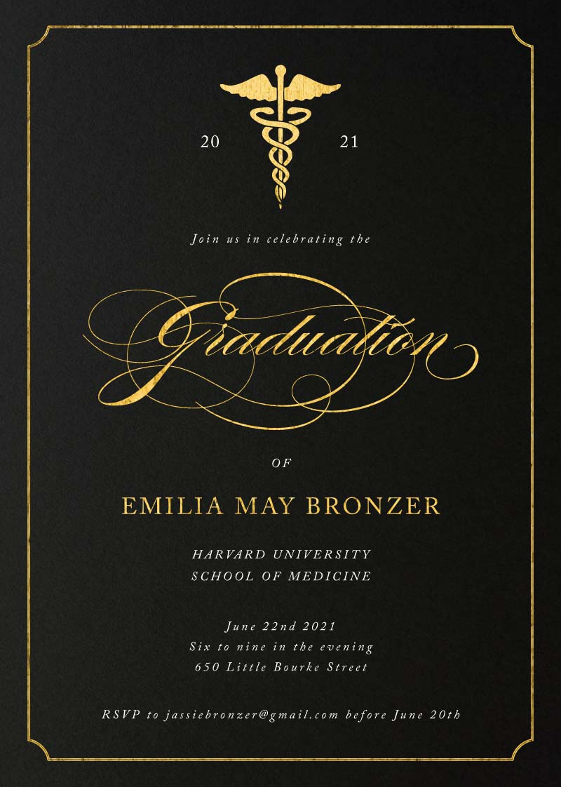 Nursing Ceremony Invitations Nursing Graduation Invitation Graphic By