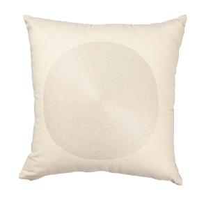 Cream Circle Design Cushion - 42cmSQ - The Event Mill