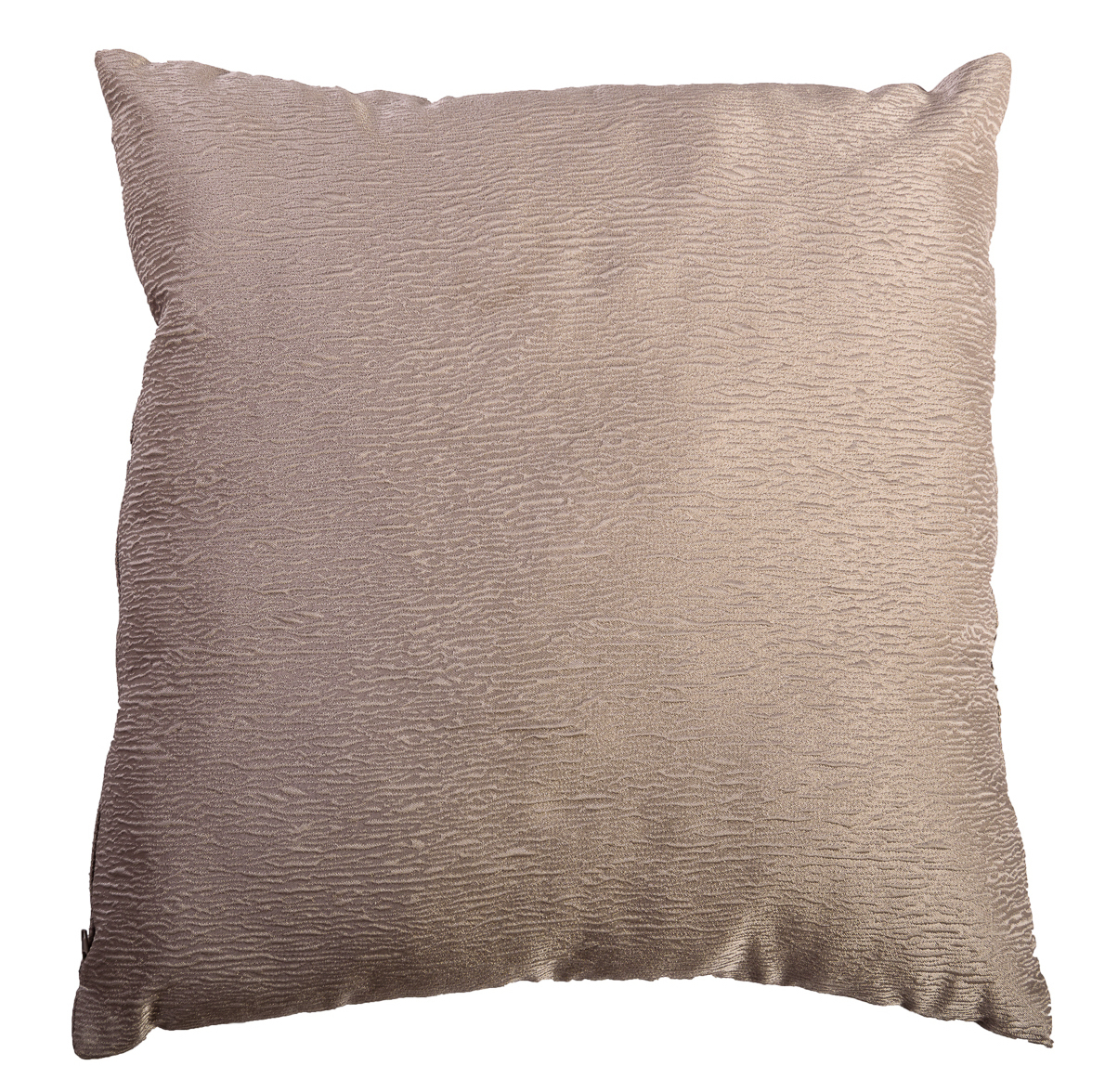 Mushroom Satin Textured Cushion - 45cmSQ - The Event Mill