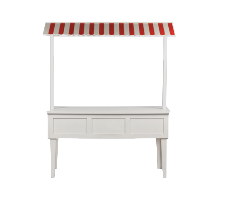 French Market Stall - 2.1mH x 1.8mL x 60cmD - The Event Mill