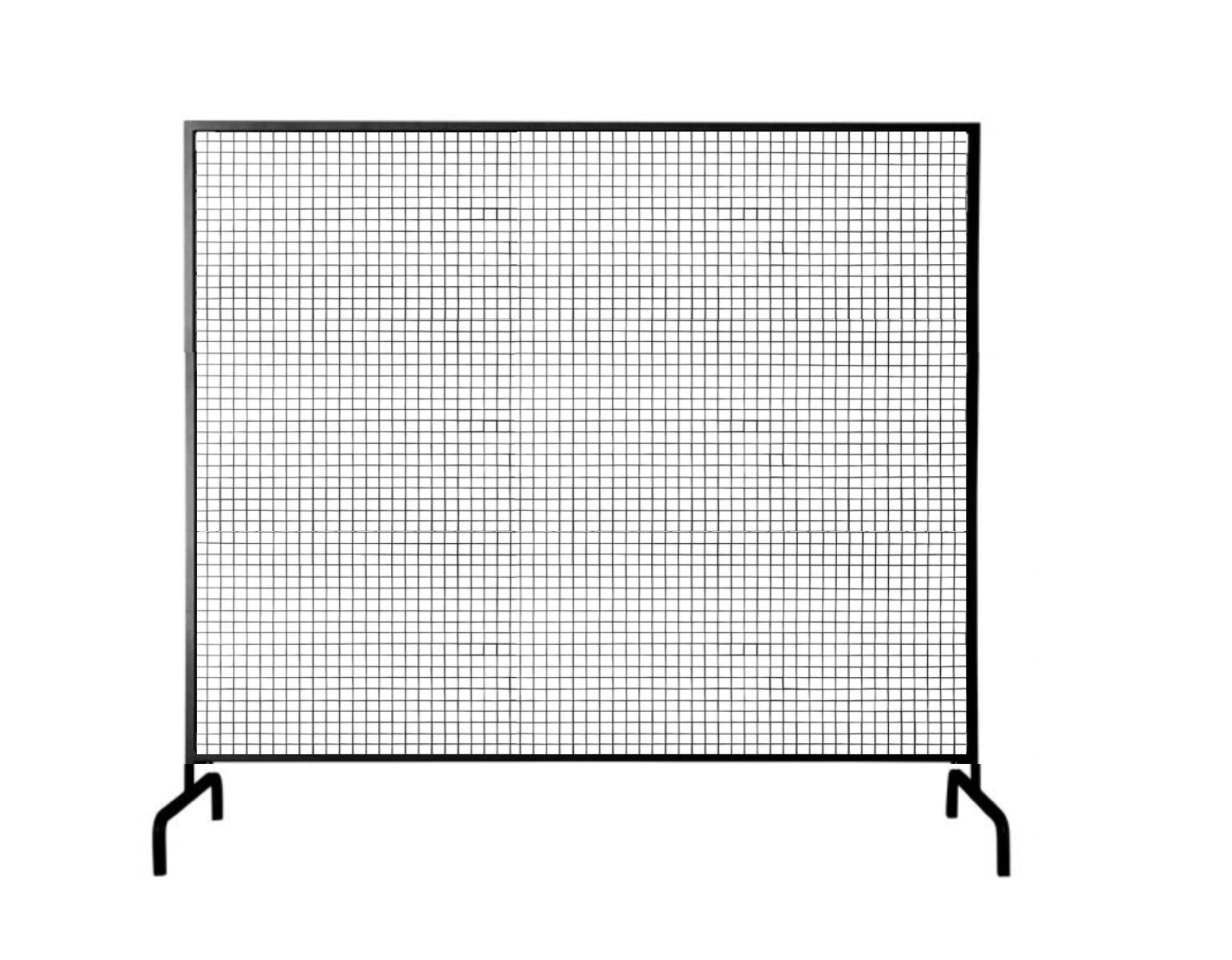 Black Wire Mesh Backdrop - 2.4mW x 2.1mH - The Event Mill