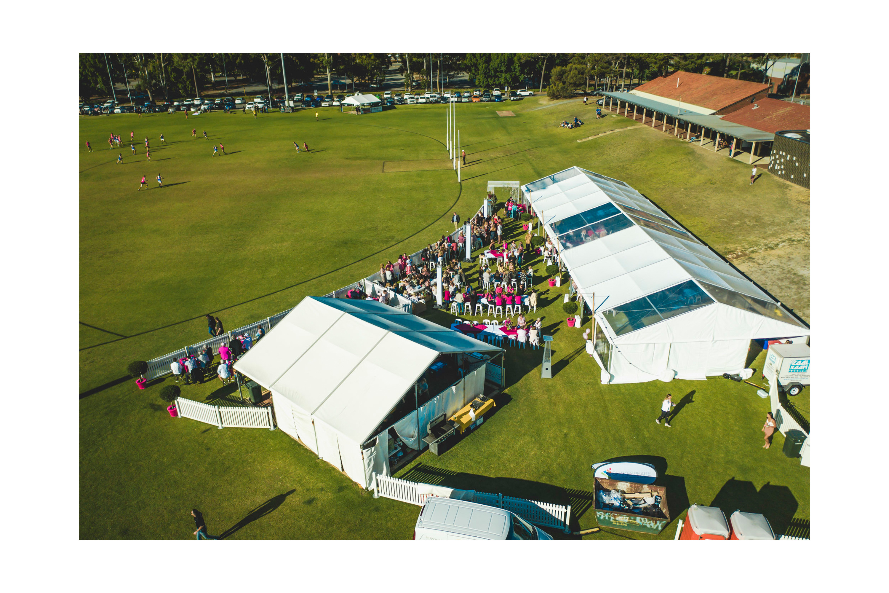 WEBSITE Marquee White Roof Hoecker - P 10m - The Event Mill