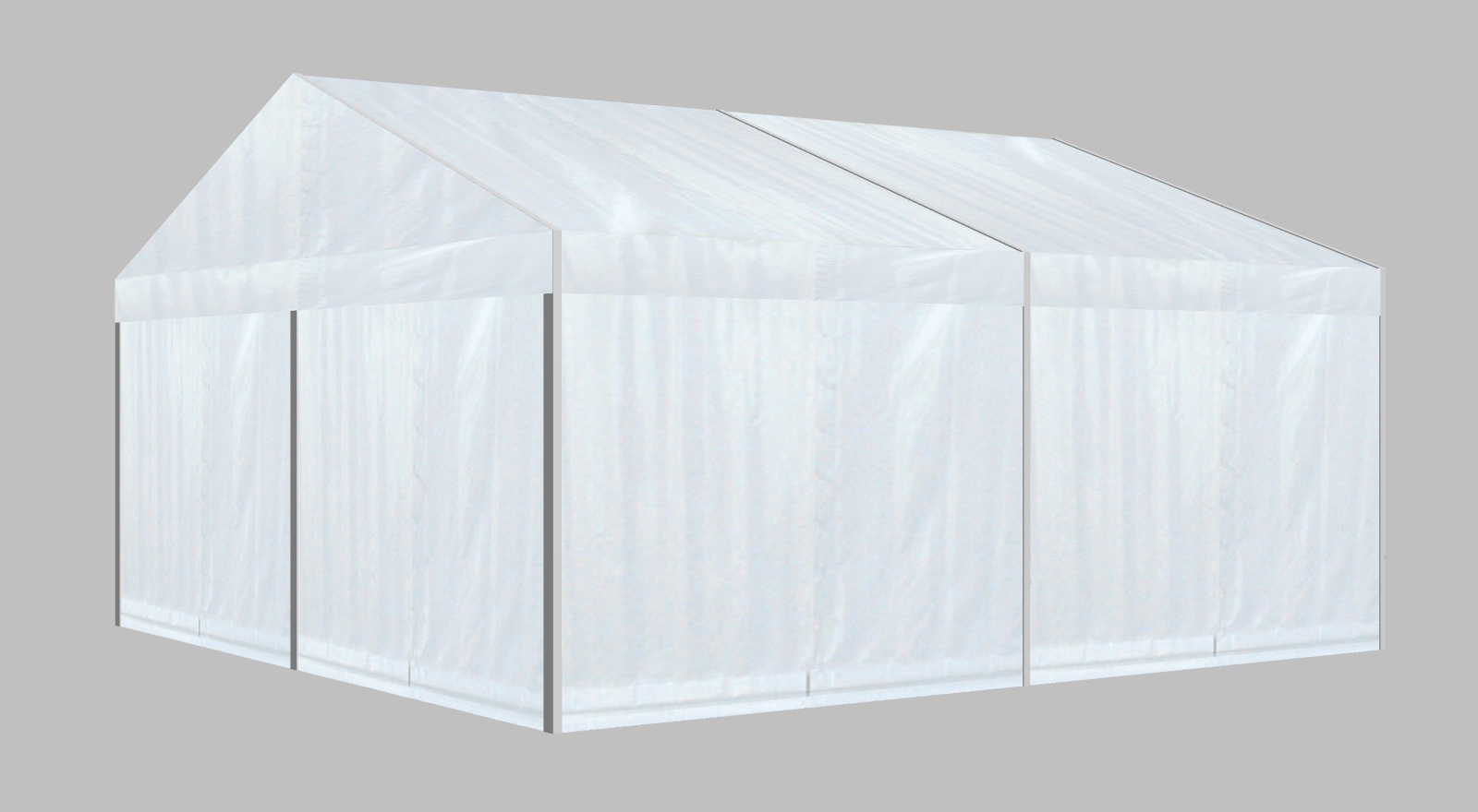 WEBSITE Marquee White Roof Hocker - P 6m - The Event Mill