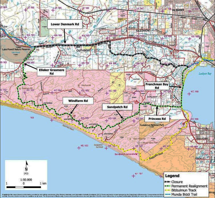 Realigned southern Munda Biddi trail open - WA Parks Foundation