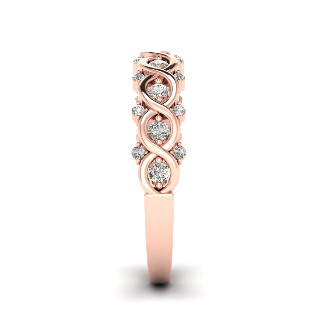 Rose Gold Wedding Ring Primrose | Brilliyond Jewellery
