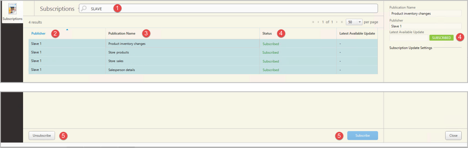 Minfos Multi-store Head Office Subscription Window : Help Centre