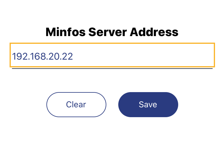 Set up the Minfos App : Help Centre