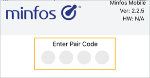 Set up the Minfos App : Help Centre