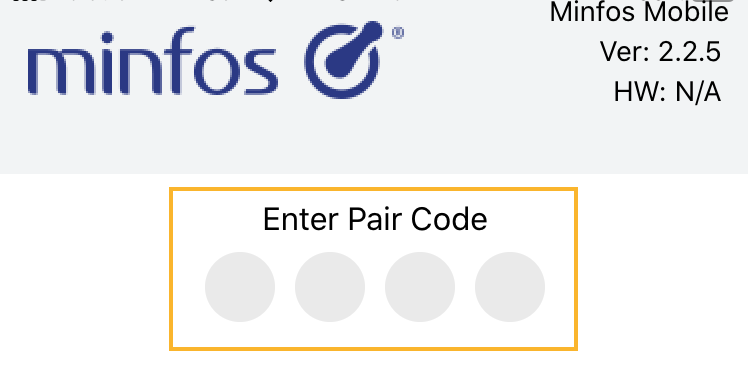 Order with the Minfos App : Help Centre