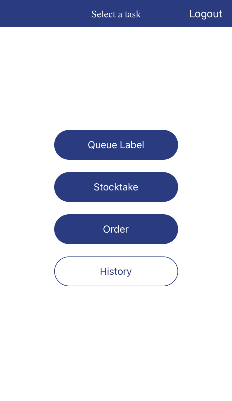 Order with the Minfos App : Help Centre