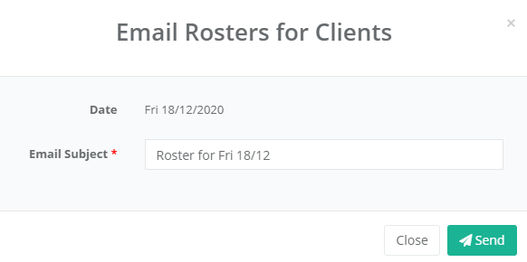 CareMaster Help Center - How to Email Rosters to Participant?