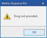 Dispense from the Minfos Booking Queue : Help Centre