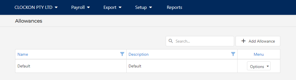 Payroll Adjustments (Allowances & Deductions) : ClockOn Online Knowledge Base