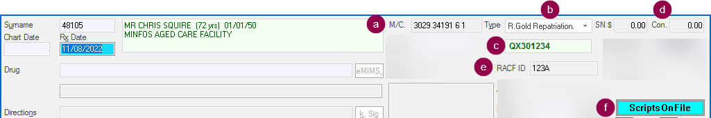 Dispense a paper Prescription in Minfos : Help Centre