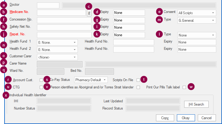 Add a New Customer in Minfos Dispense : Help Centre