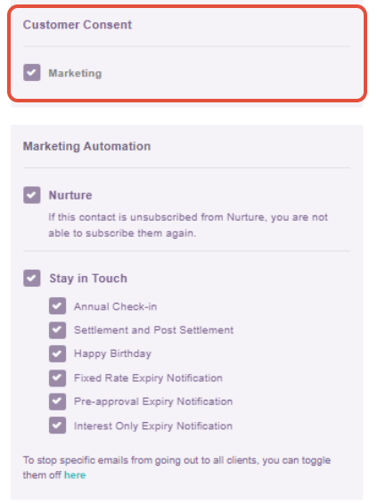 How do I stop my client from receiving marketing communications : LMG ...