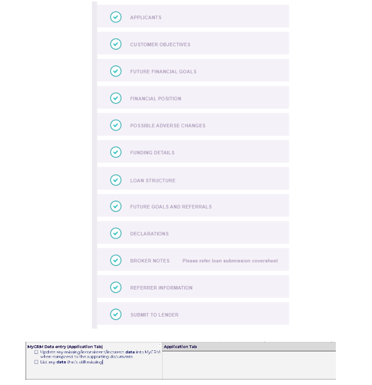 Application Tab/Lending Tab : LMG Help Centre