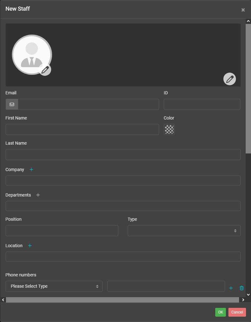 Adding Staff : PROJECTAL