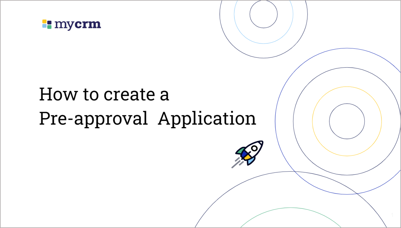 How to create a Pre-Approval Loan User Guide : LMG Help Centre