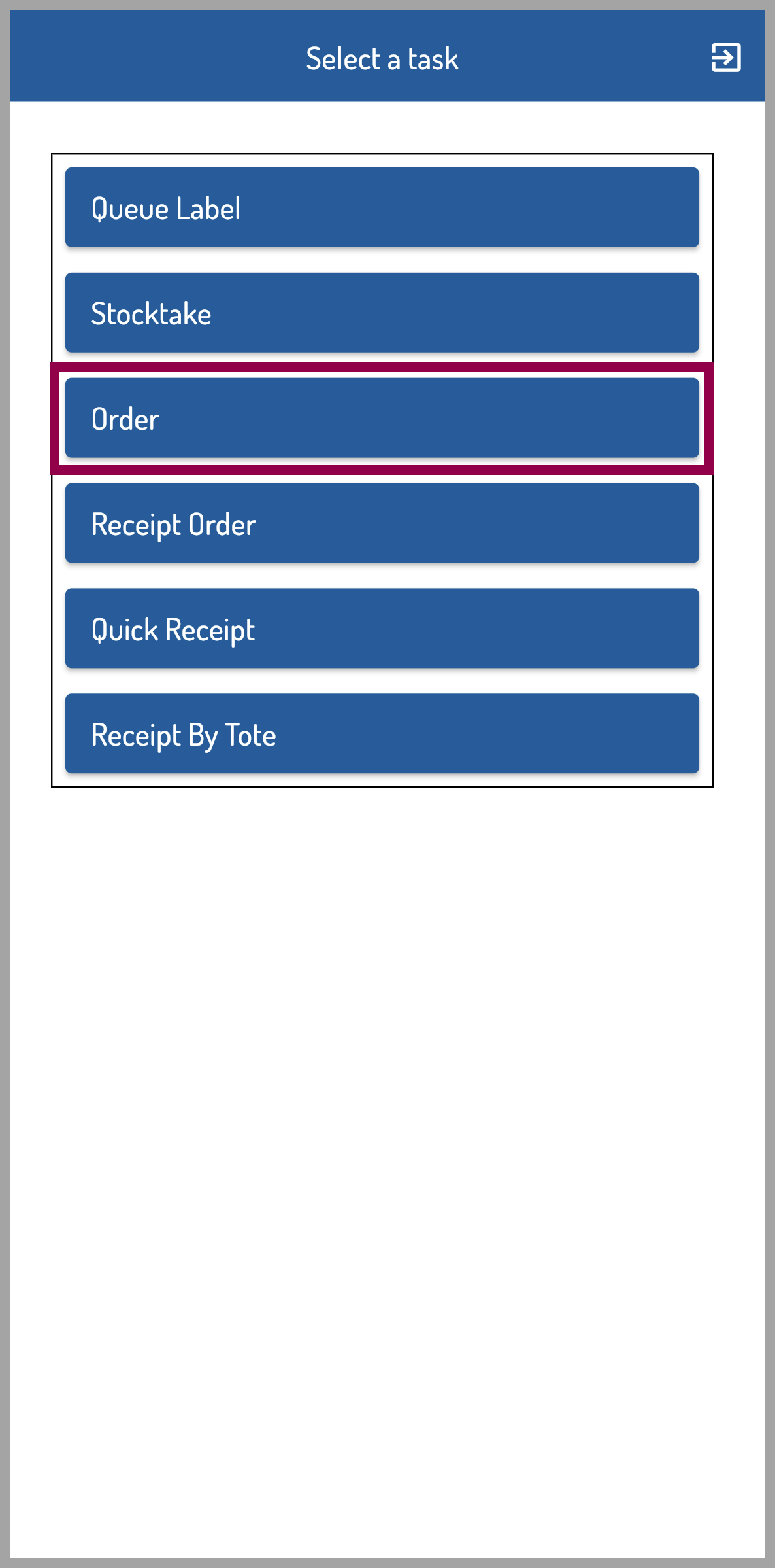 Order with the Minfos App : Help Centre