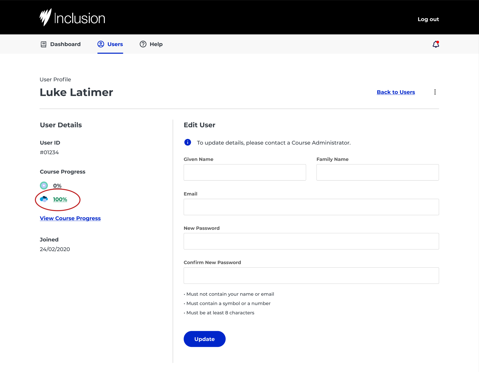 How do I find a user’s certificate?